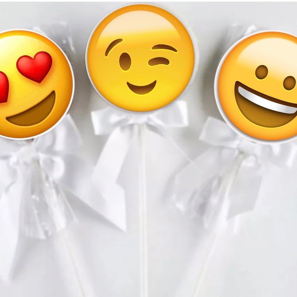 Smiley Face Lollipops - Etsy