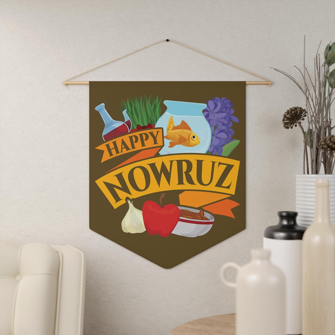 Happy Nowruz Spring Celebration Décoration de porte Norooz, bannière ...