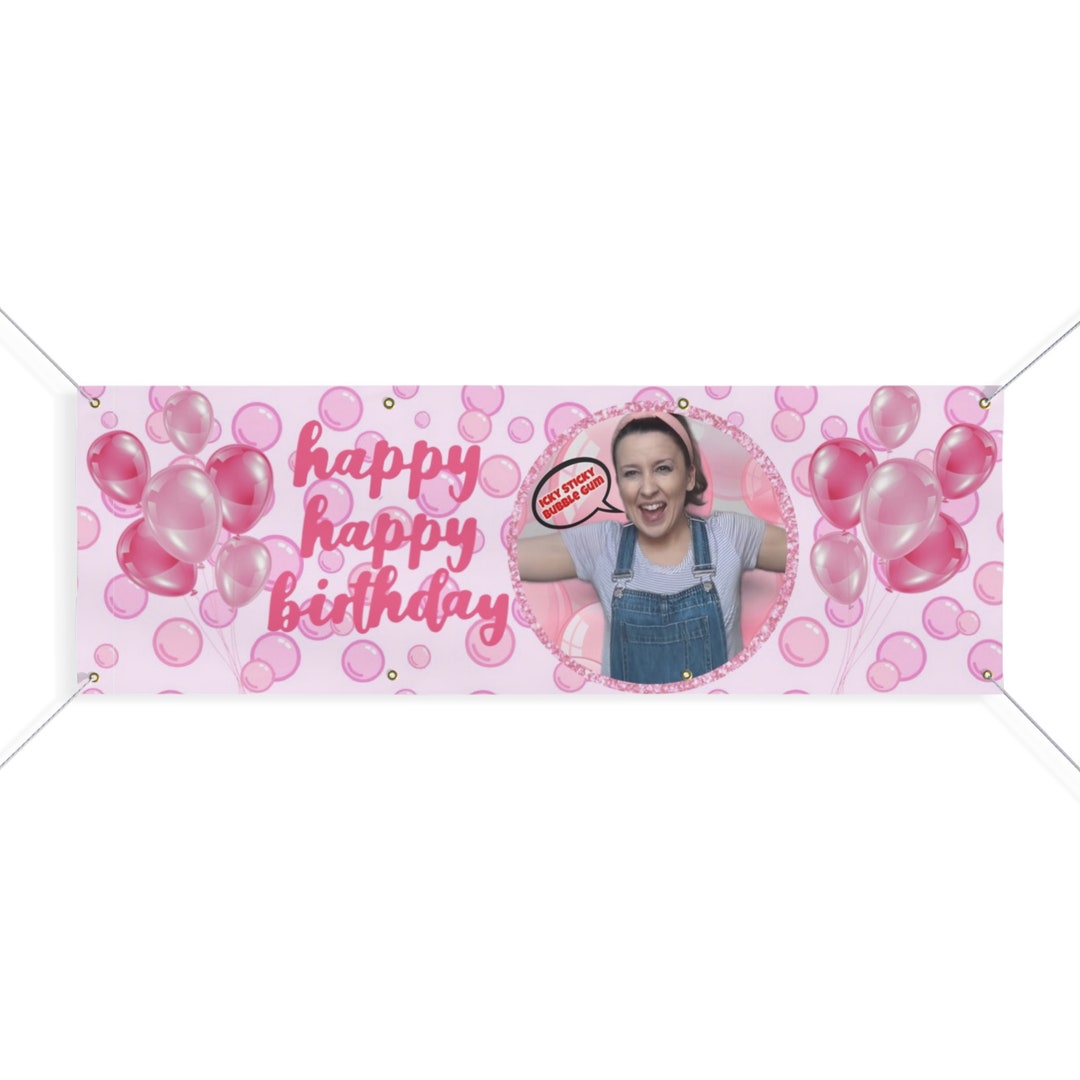Ms Rachel Icky Sticky Bubble Gum Pink Bubbles Happy Happy Birthday ...