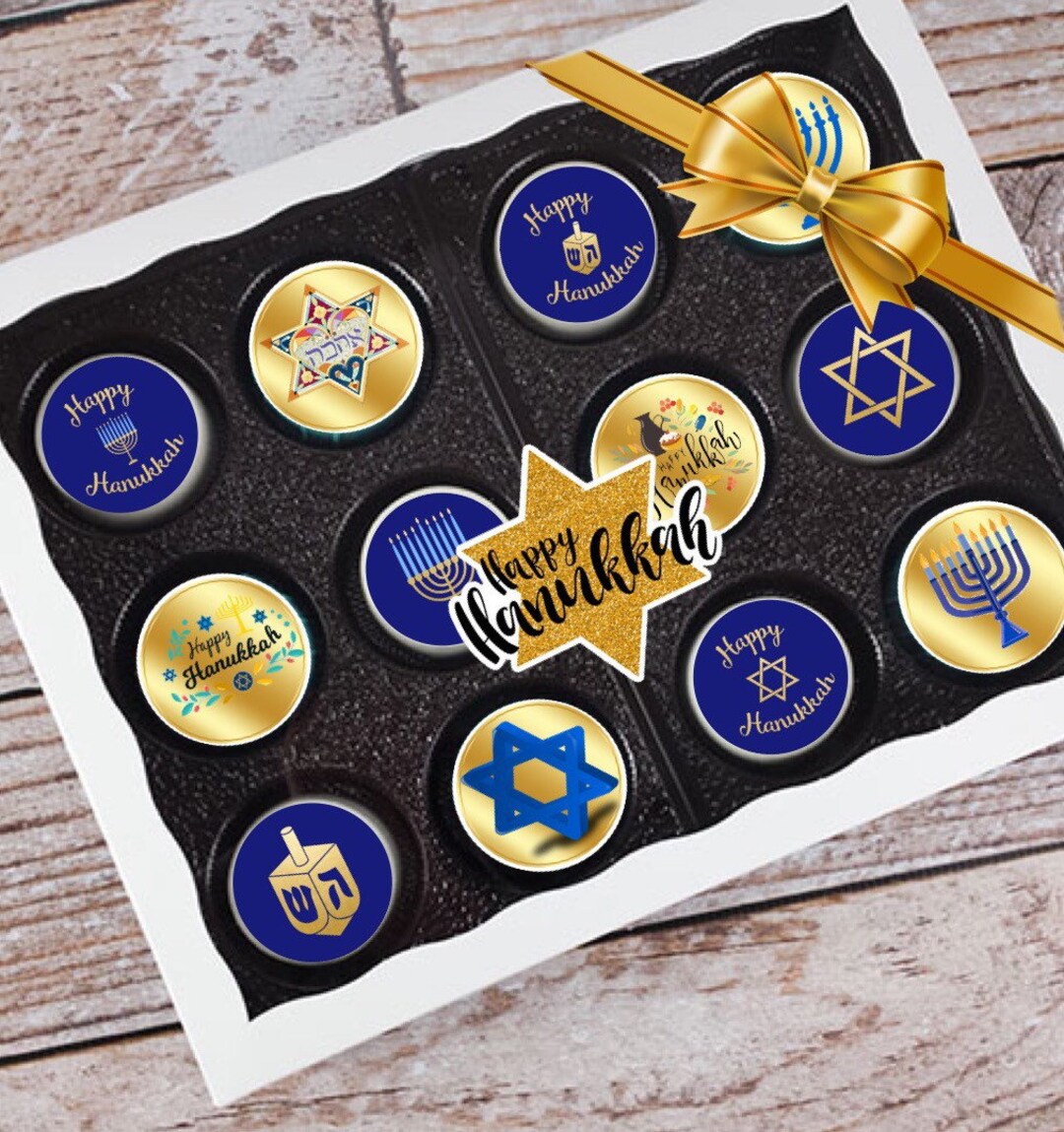 Personalized Chocolate Covered Sandwich Cookie Hanukkah / Chanukah Gift ...