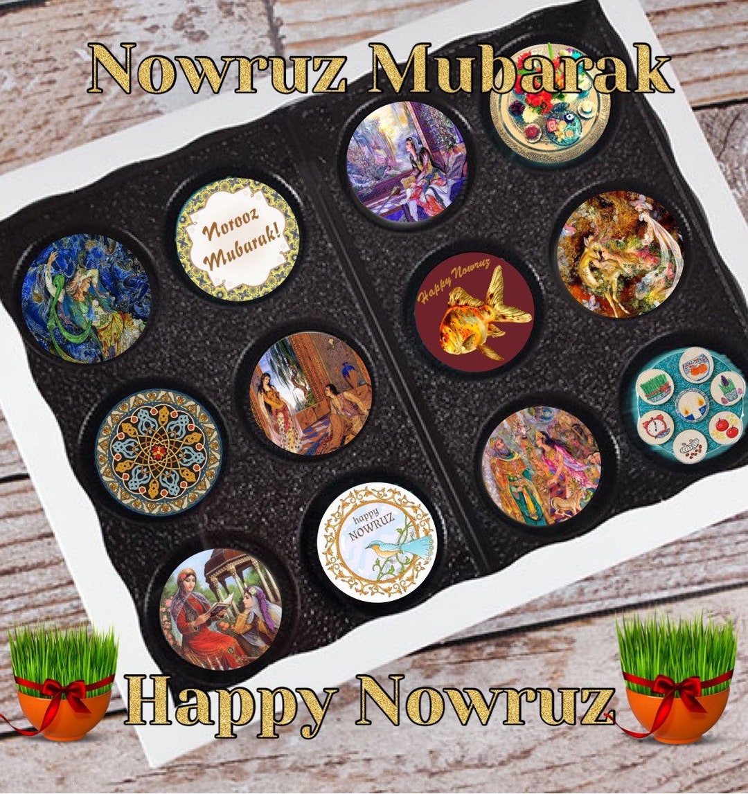Happy Nowruz Gift Norooz Persian New Year Dipped Chocolate Covered ...