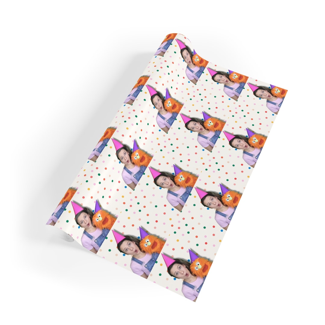 Ms Rachel Herbie the Puppet Happy Birthday Gift Wrap Wrapping - Etsy