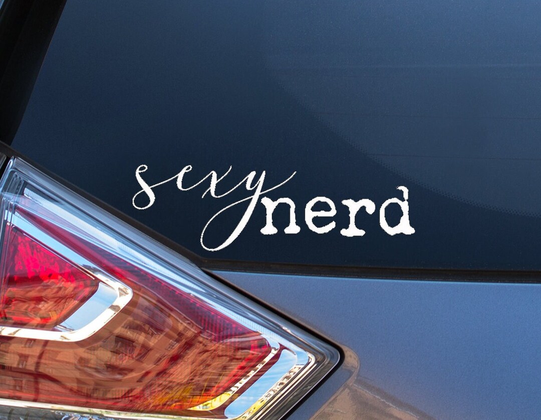 Sexy Nerd - Bumper Sticker - Etsy