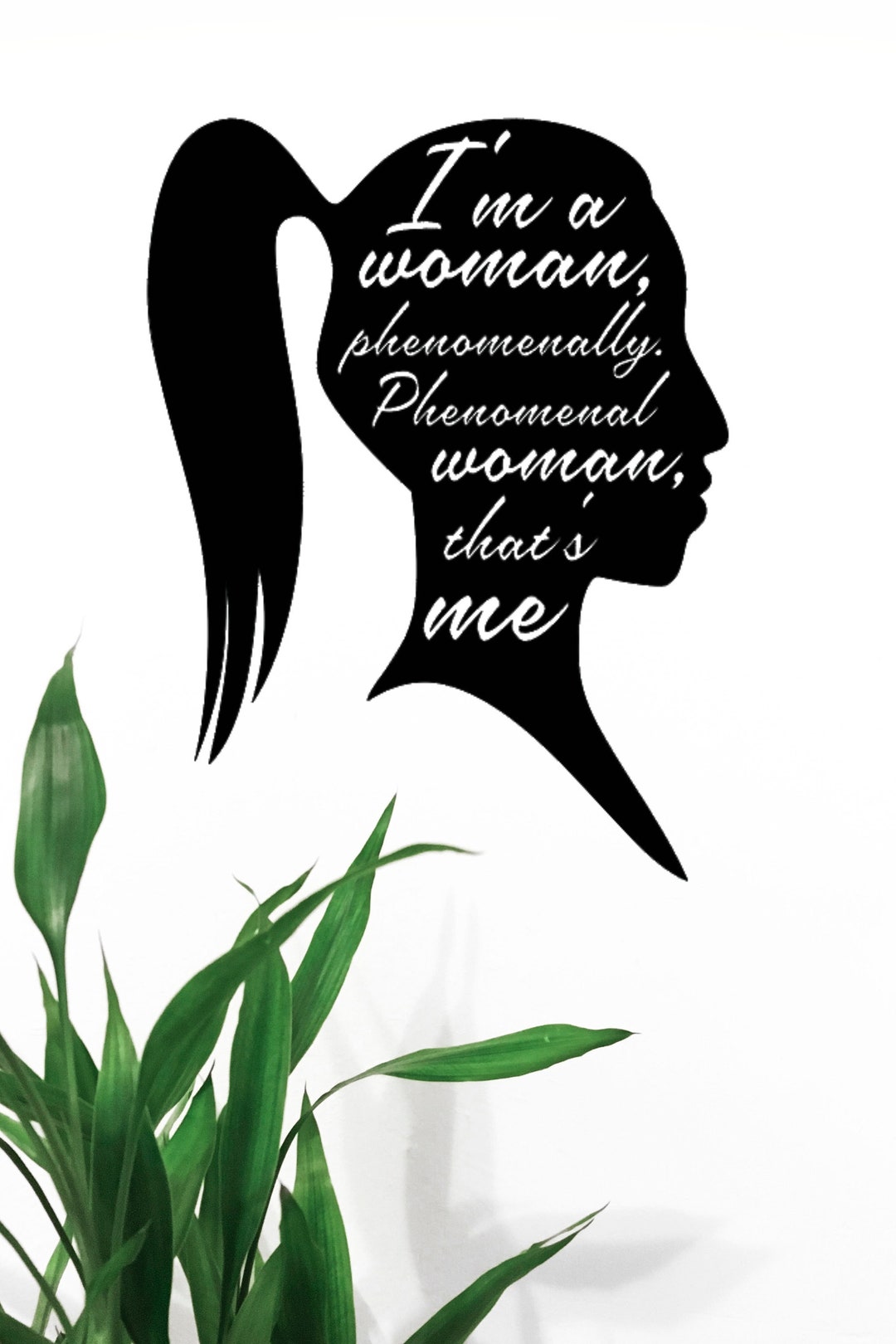 Phenomenal Woman 7 - Vinyl Wall Decal - Etsy