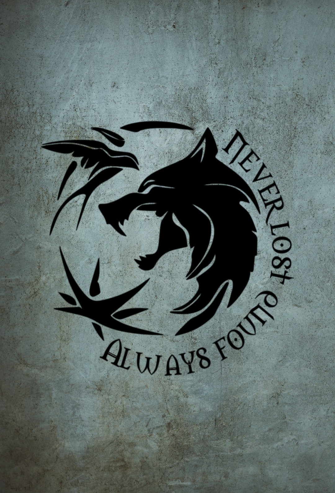Never Lost Always Found - Vinyl Wall Decal - Etsy
