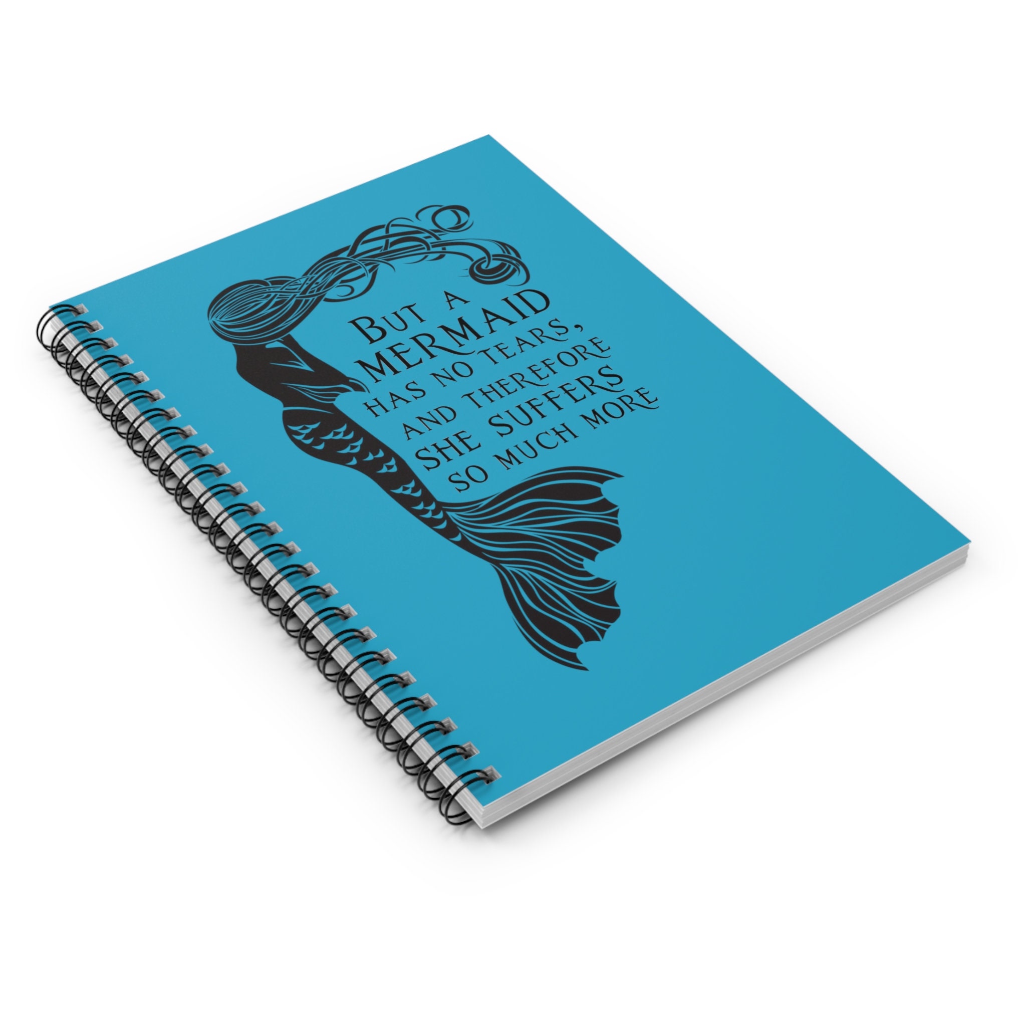 Little Mermaid Mermaid Tears Spiral Notebook Ruled Line - Etsy