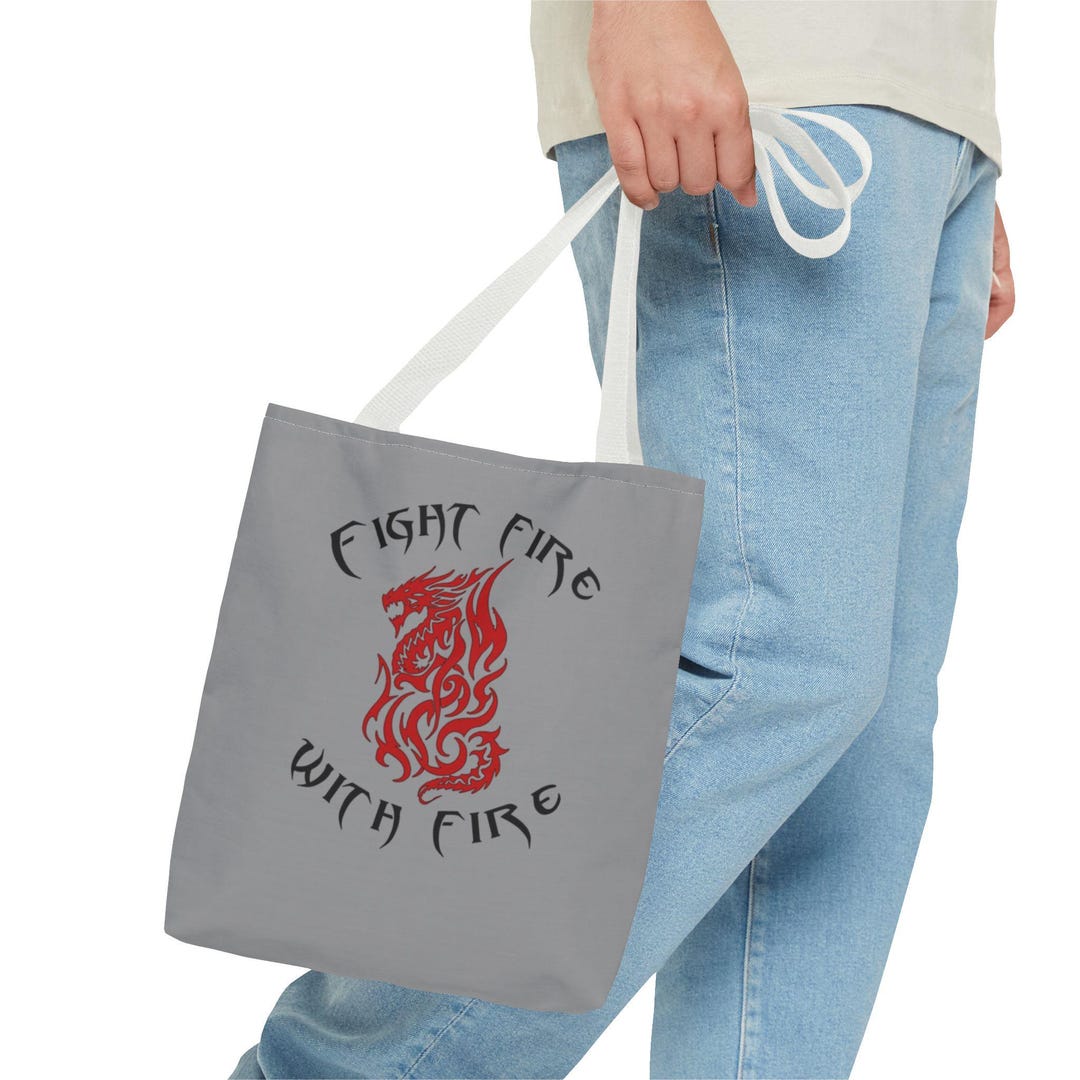 Fight Fire With Fire - Tote Bag - Etsy