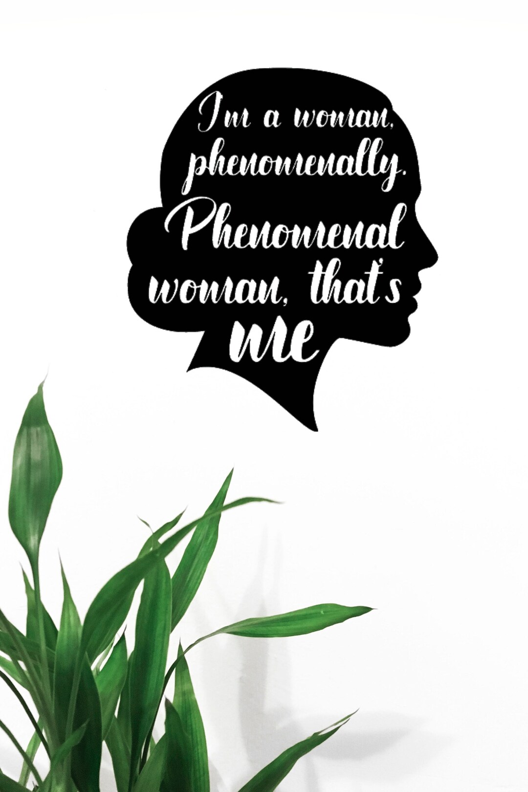 Phenomenal Woman 6 Maya Angelou Vinyl Wall Decal - Etsy