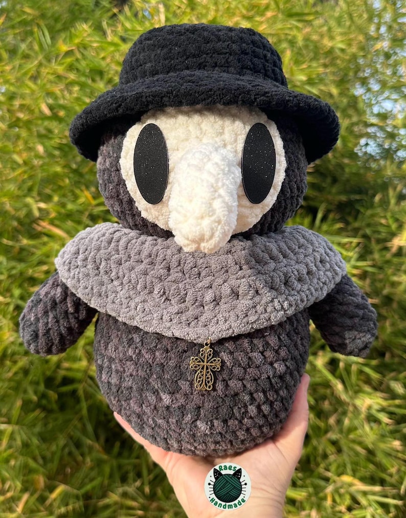 Plague Doctor //crochet Plague Doctor/plague Doctor Plush/plague Doctor ...