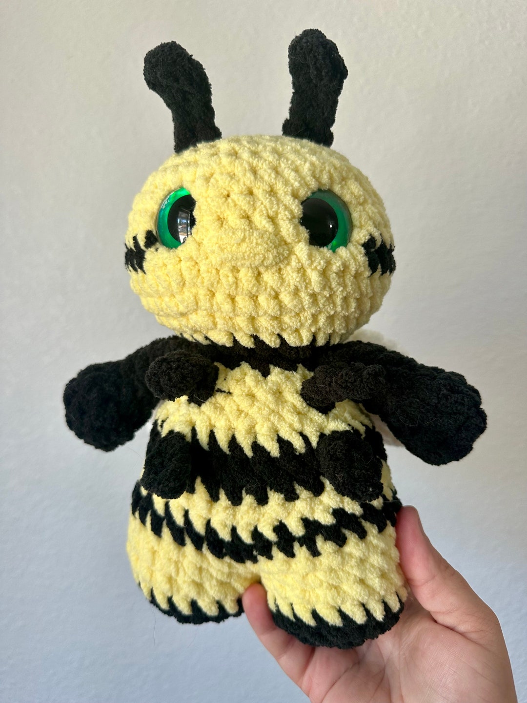 Honey the Bee, Low Sew Crochet Pattern, PDF File Crochet Bee - Etsy