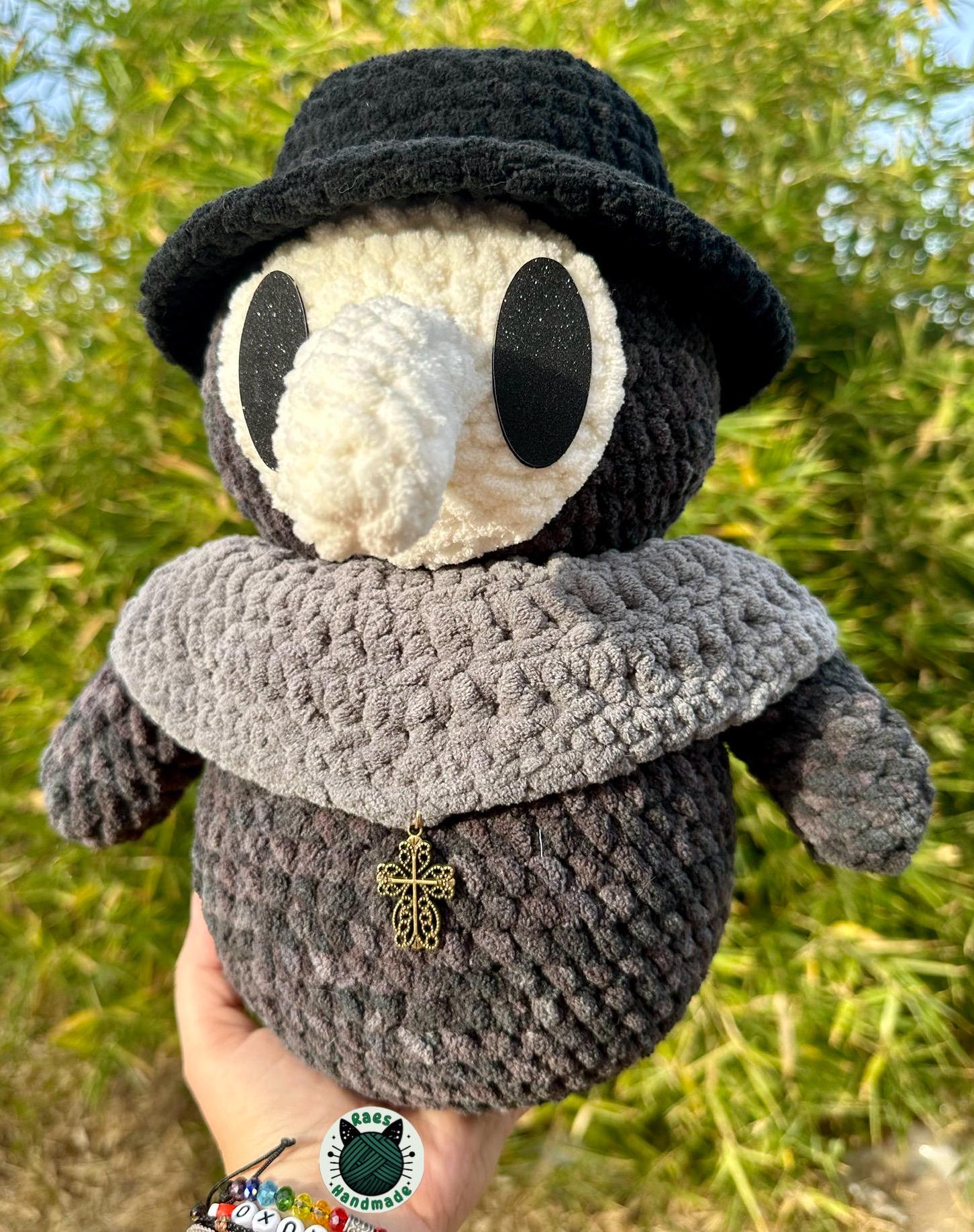 Plague Doctor //crochet Plague Doctor/plague Doctor Plush/plague Doctor ...