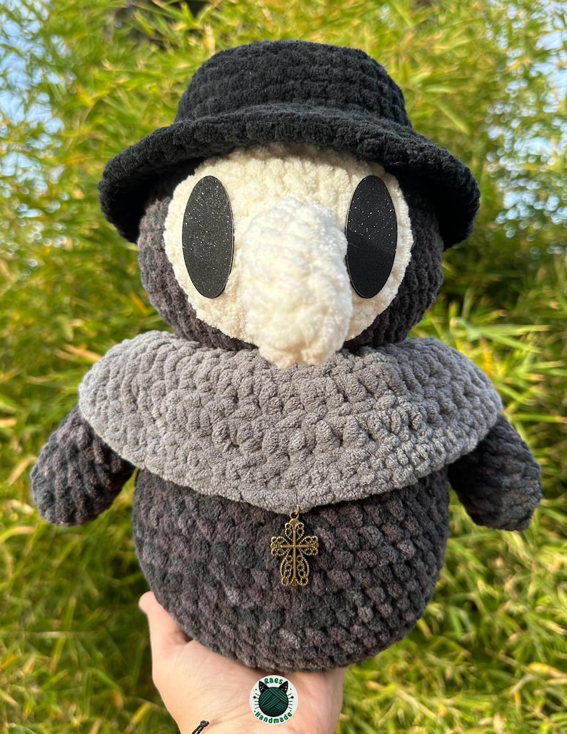 Plague Doctor //crochet Plague Doctor/plague Doctor Plush/plague Doctor ...