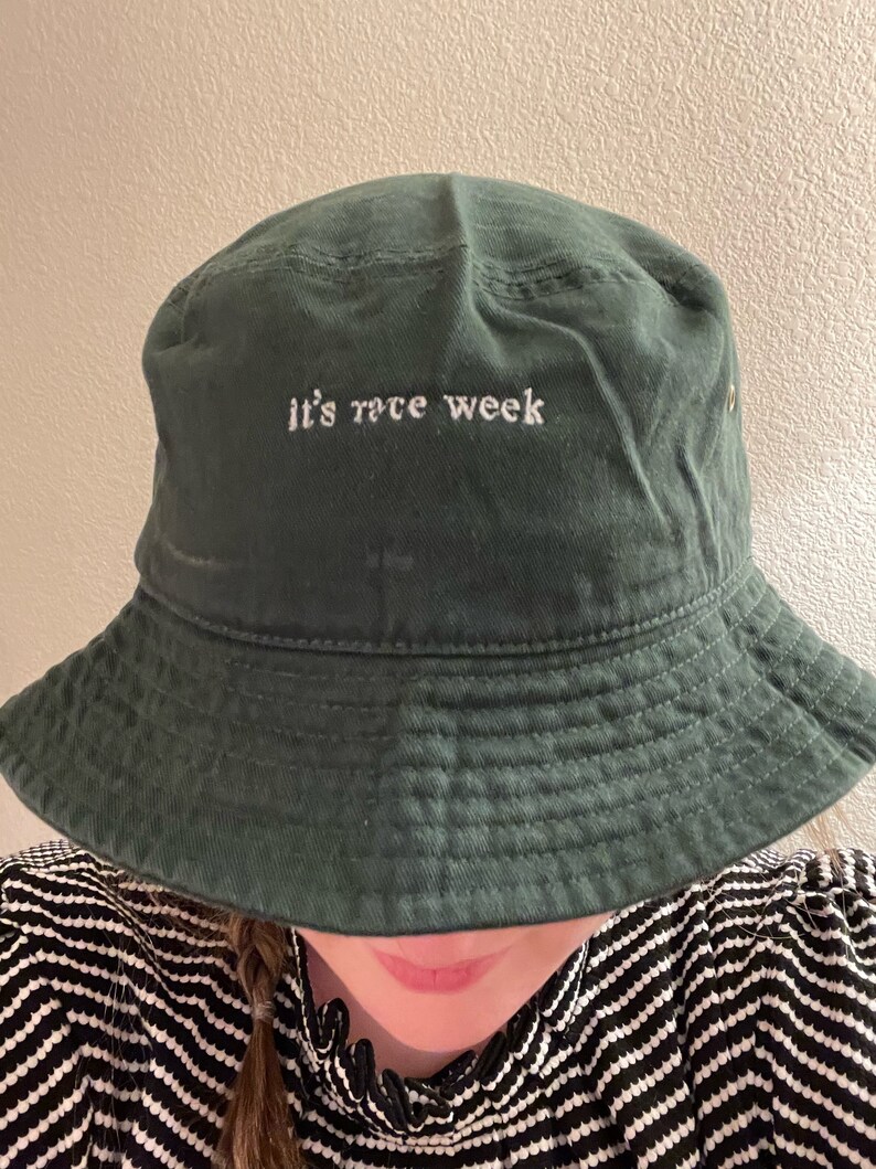 IT'S RACE WEEK Formula 1 Embroidered Bucket Hat - Etsy