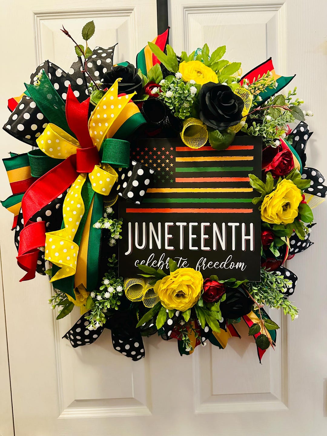 Juneteenth Freedom Wreath - Etsy