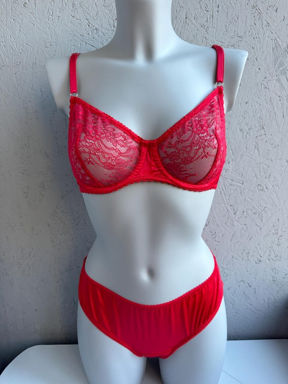 Red bra and underwear store