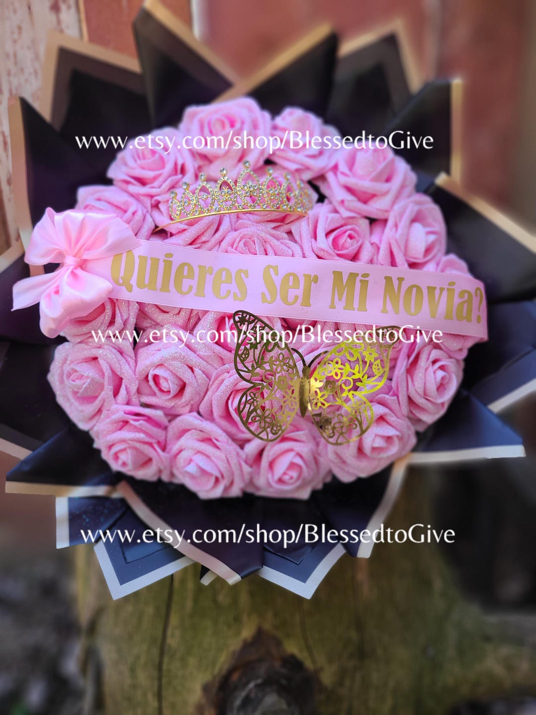 Graduation Roses Bouquet Glitter Flowers Class of 2025 Congratulations ...