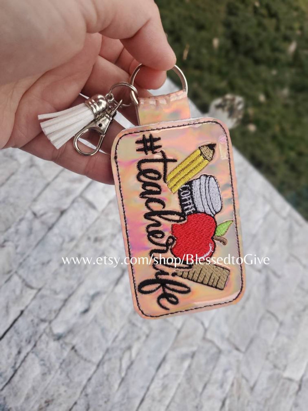 Teacher Life Keychain/teacher Keychain/teacher Gift/teacher Present ...