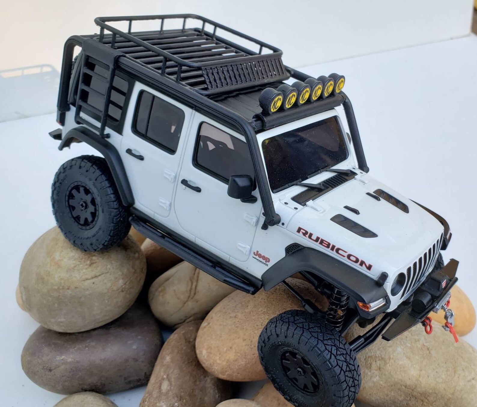 Kyosho Mini Z 4x4 Jeep Body Armor Rack With KC Lightbar and | Etsy