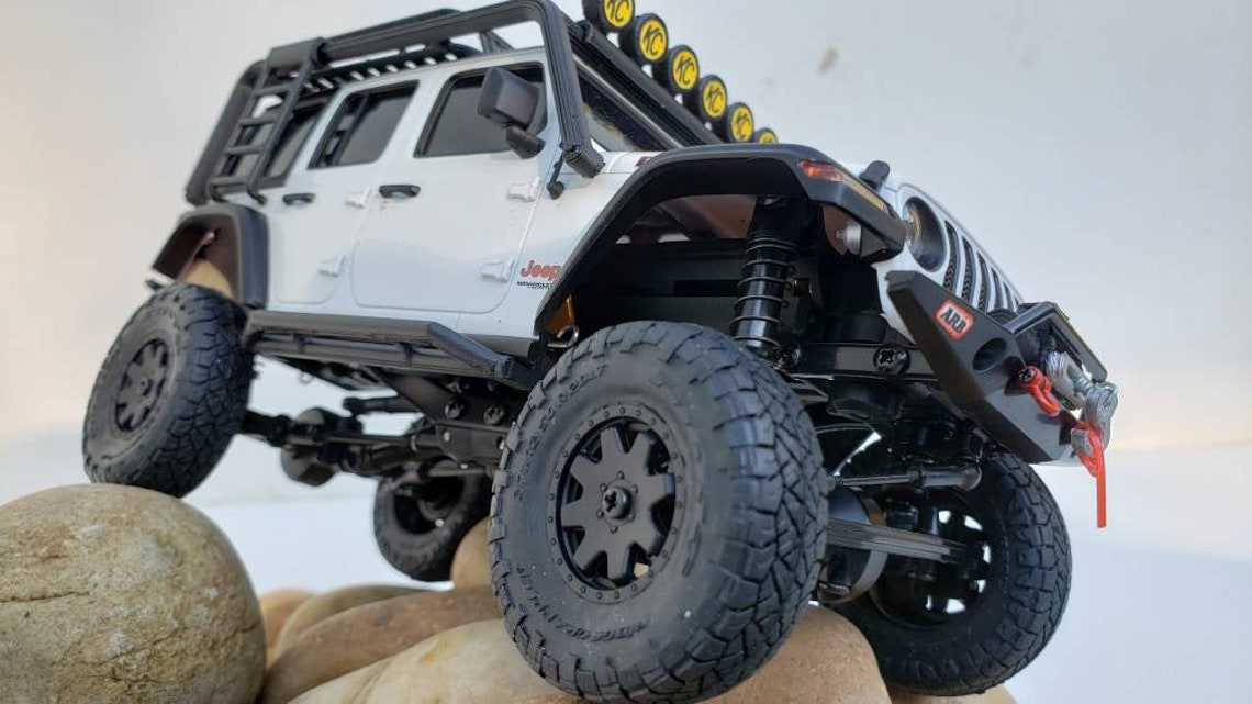 Kyosho Mini Z 4x4 Jeep Body Armor Rack With KC Lightbar and | Etsy