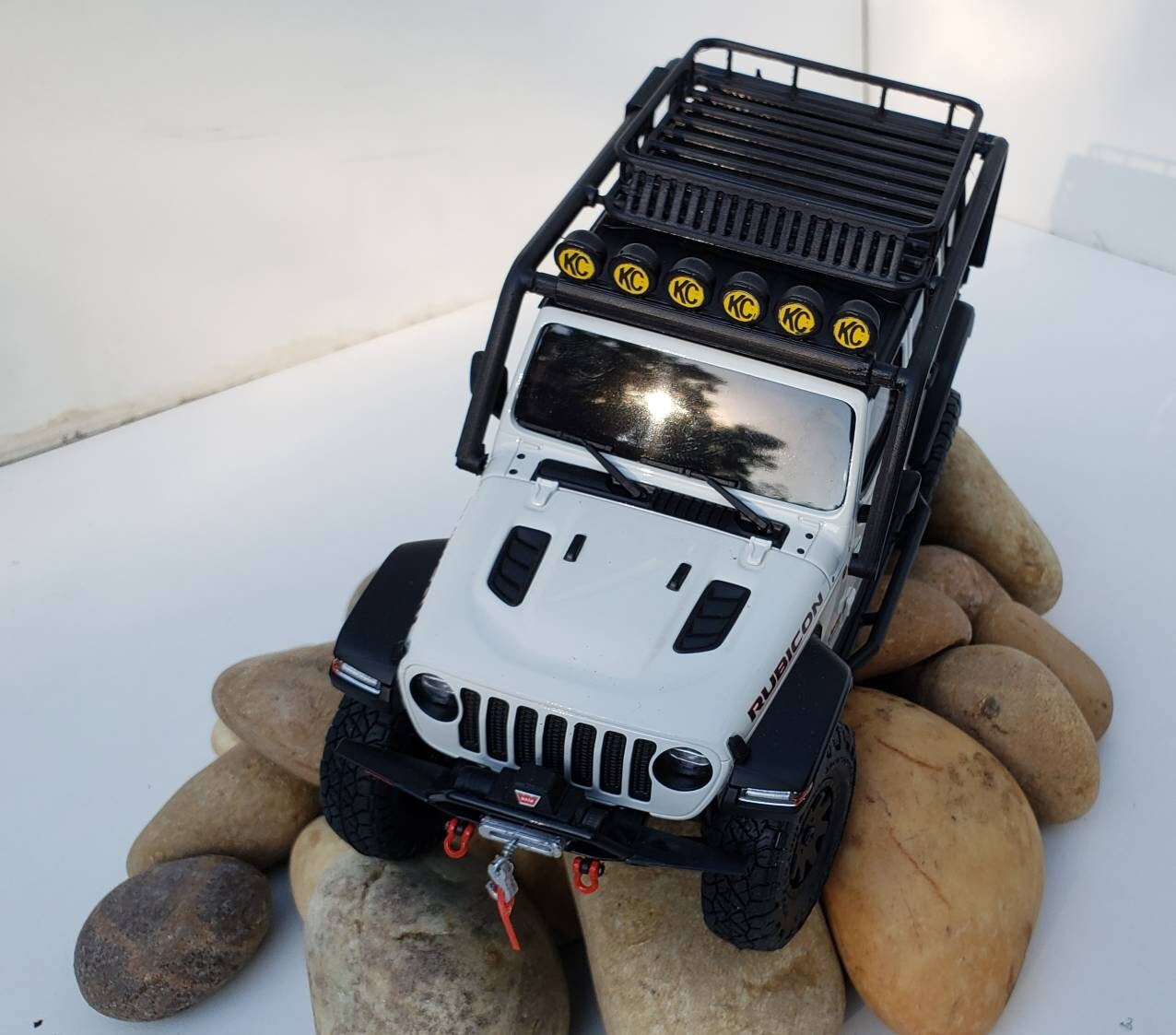 Kyosho Mini Z 4x4 Jeep Body Armor Rack With KC Lightbar and | Etsy