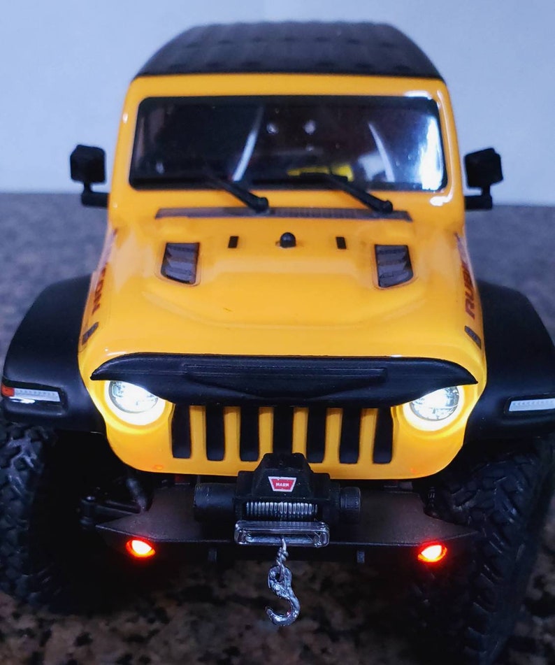 Axial Scx24 Jlu Jeep / Gladiator Angry Face Ghost Face Grill Cover and ...