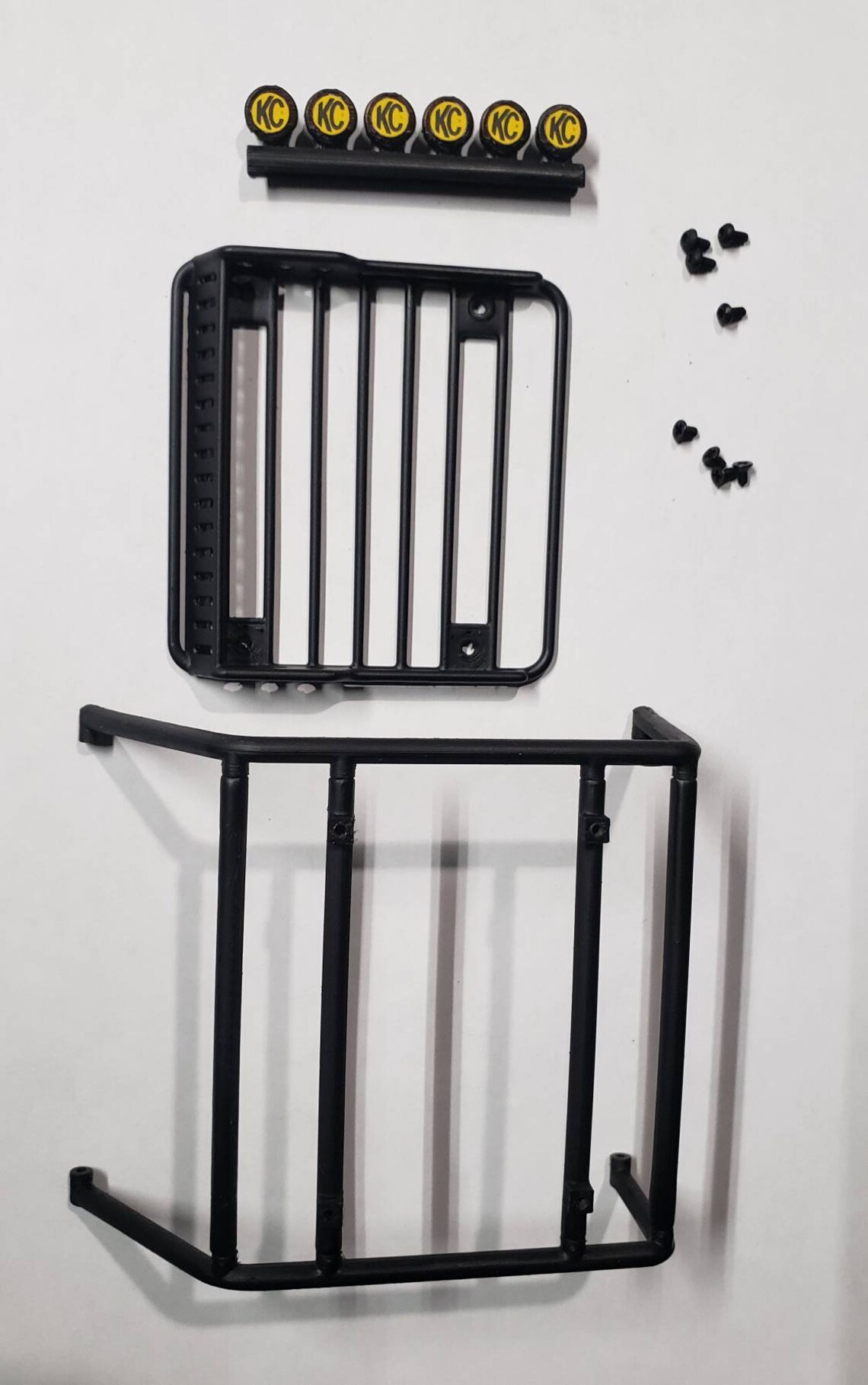 Axial Scx24 Gladiator Body Armor/exocage With Lightbar - Etsy