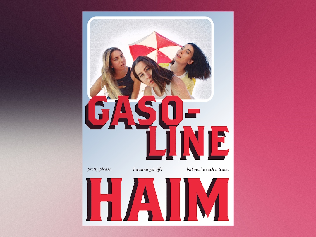 Haim Gasoline | PRINTABLE DIGITAL DOWNLOAD | Merch | Gift | Wall Print ...