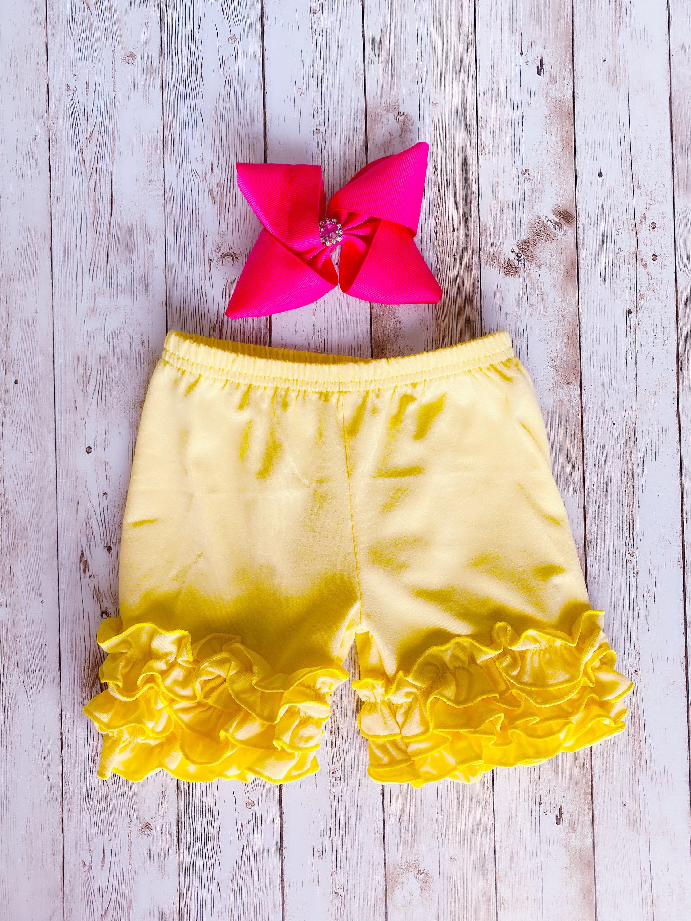 Girls Princess Shorts Set, Princess Ruffle Set, Girls Spring Outfit ...