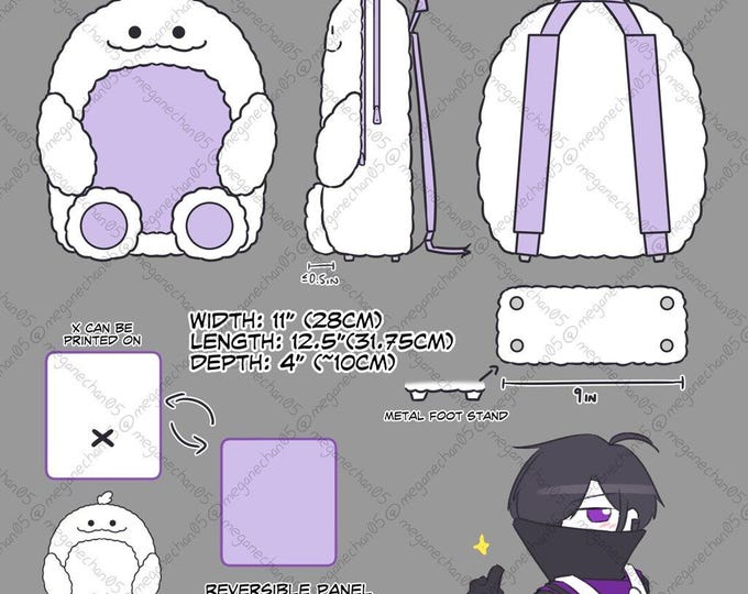 Fluffy Yeti Ita Bag - Etsy