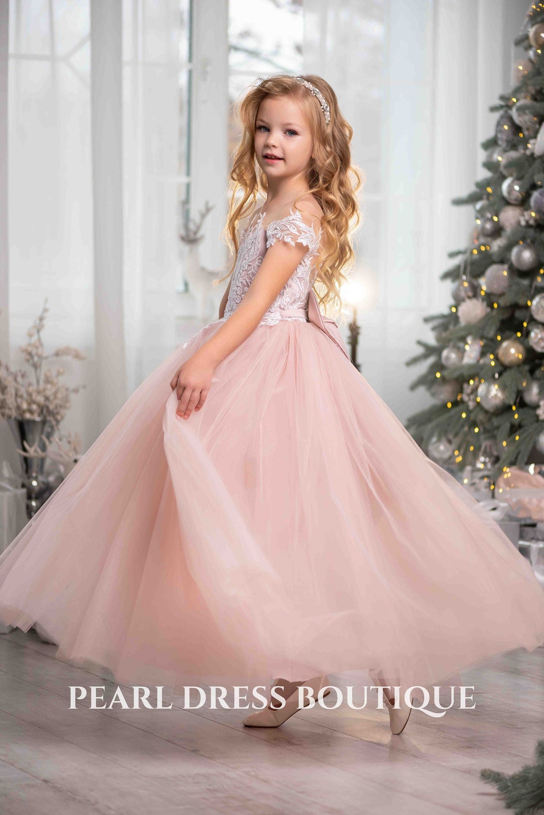 Princess Flower Girl Dress, Baby Wedding Dress, Toddler Girl Dress ...