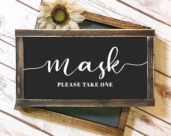 Please Take a Mask - Etsy
