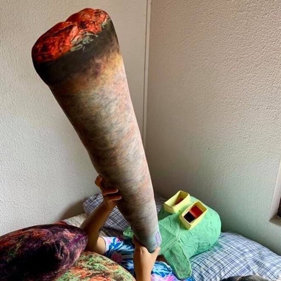 420 Extra Soft XL Joint Pillow. Perfect Stoner Gift Ganja - Etsy
