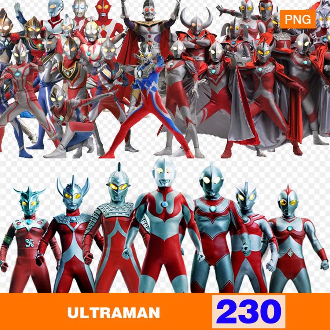 230 Ultraman PNG Free Cutout Pictures, Short-sleeved Prints, Anime ...