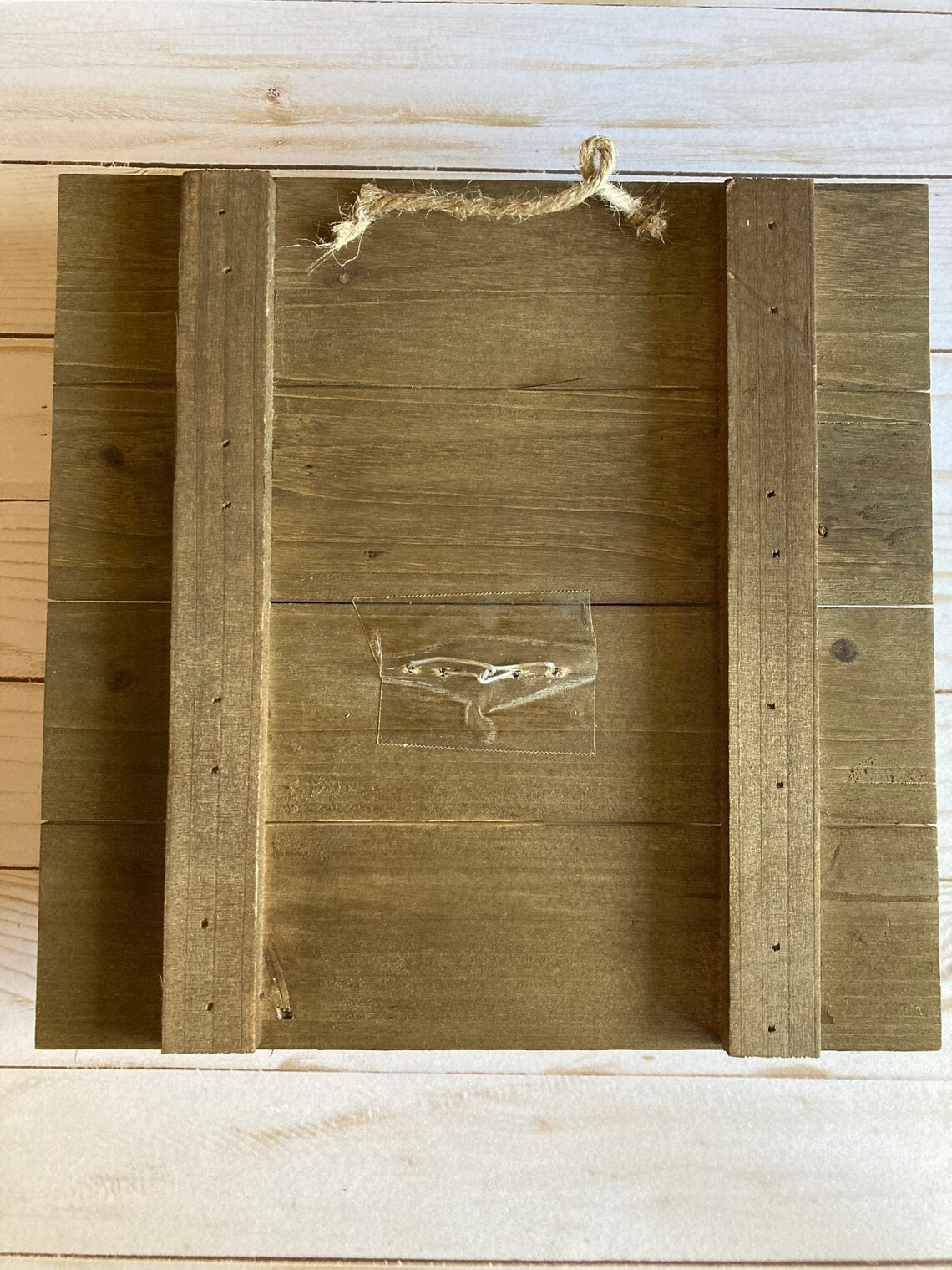 Whitewash Rustic Flower Wood Wall Decor / Farmhouse Blue and - Etsy