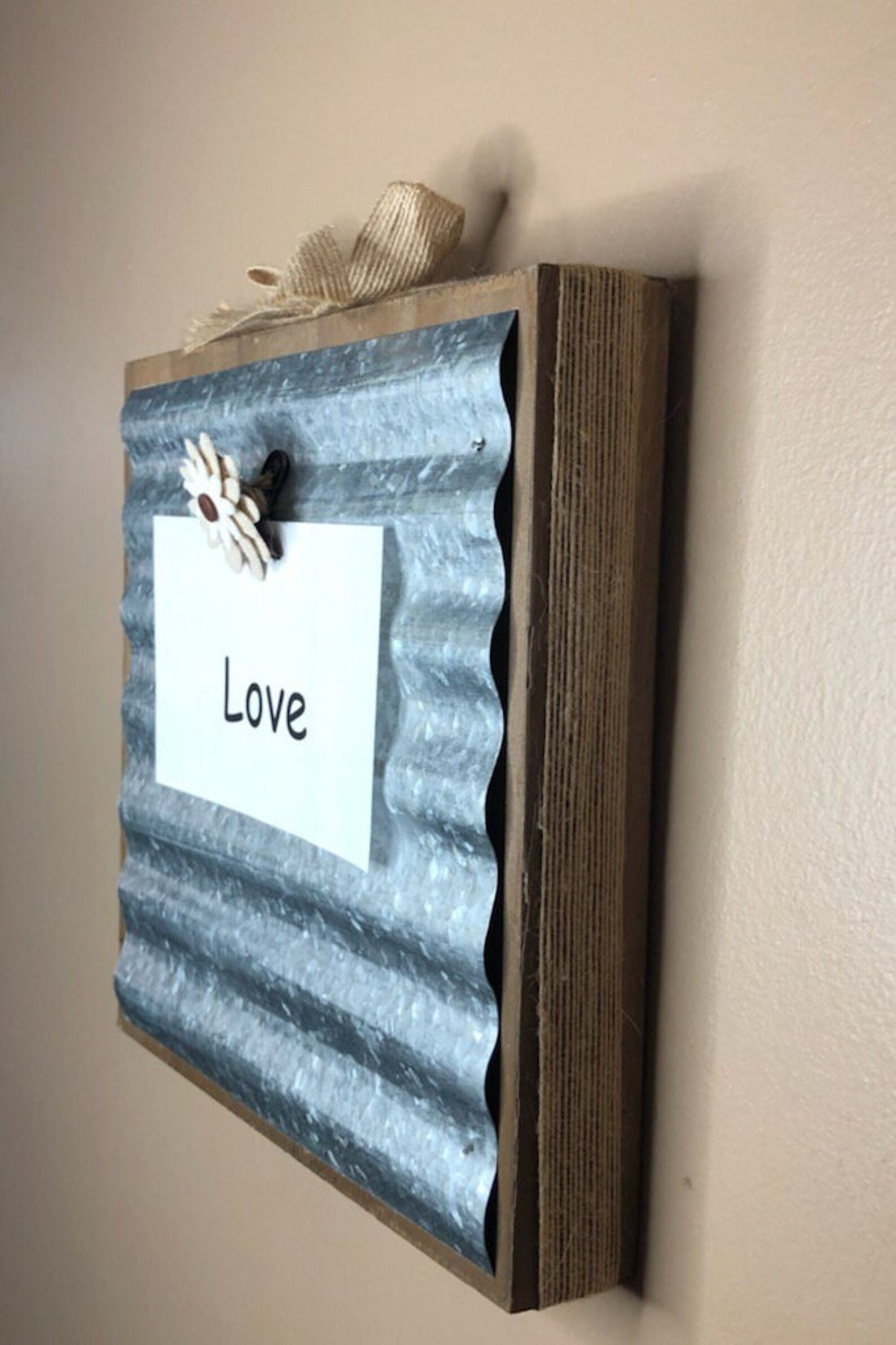 Rustic Photo Clip Frame / Farmhouse Clip Frame / Cottagecore - Etsy