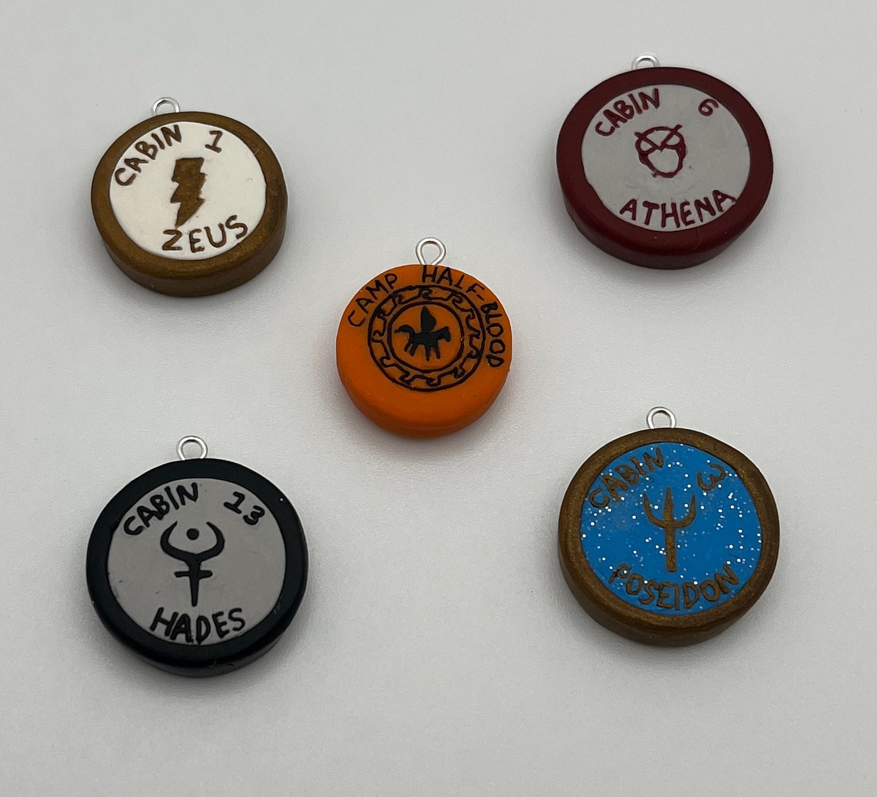 Handmade Polymer Clay Percy Jackson Charm - Etsy
