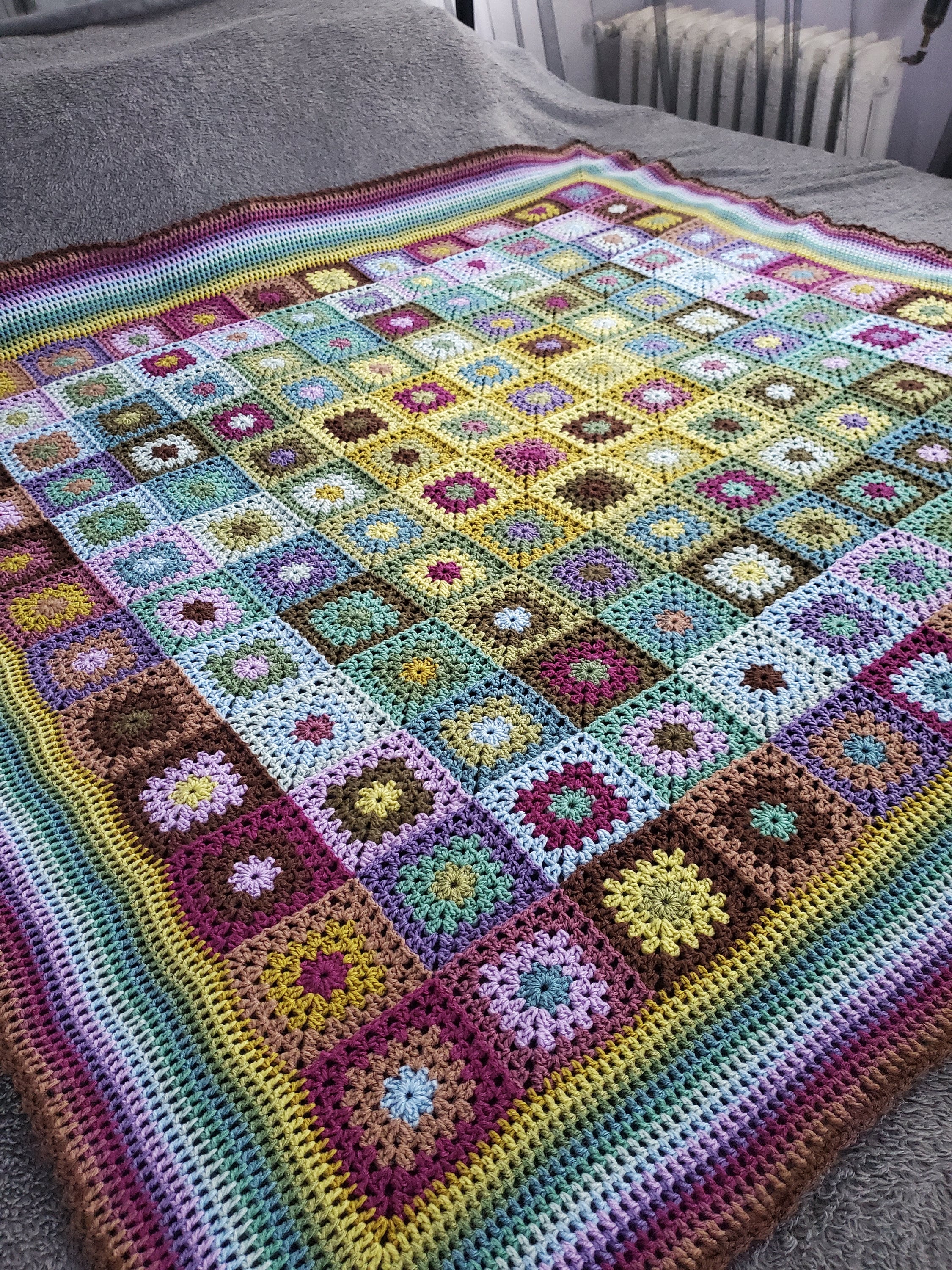 Moorland Aria Crochet Blanket - Etsy