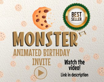 Birthday Invitation, Party Decoration, Video Invitation, Birthday ...