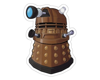 Doctor Who Dalek Sticker - Etsy
