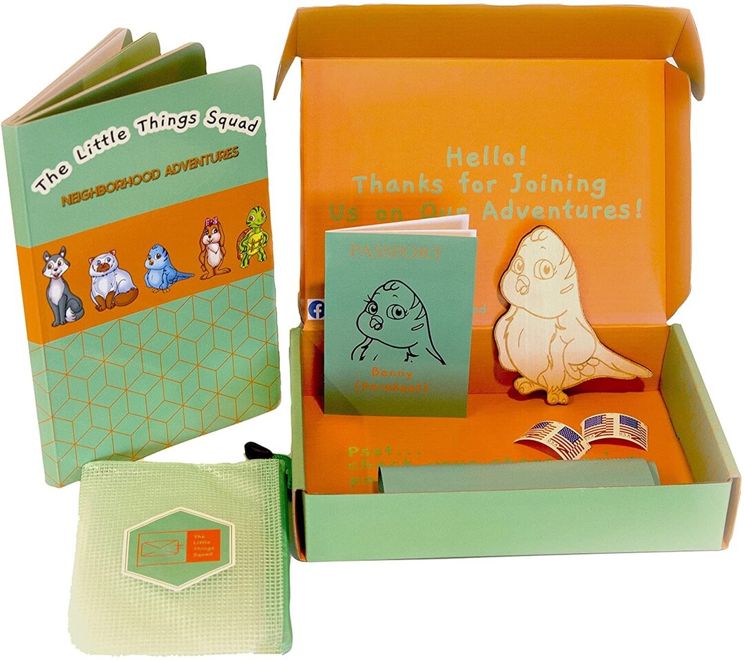 Pen Pal Kit for Kids Benny the Bird Letter Writing, Creative Toy ...