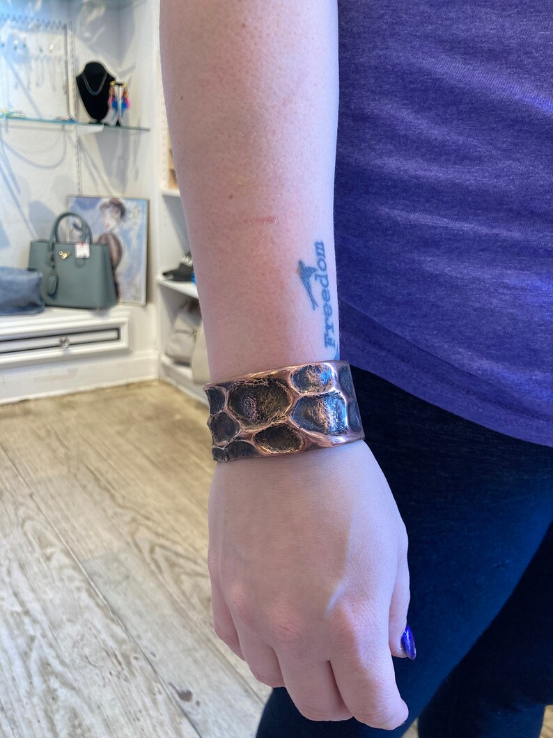 Handmade Copper Cuff Bracelet - Etsy