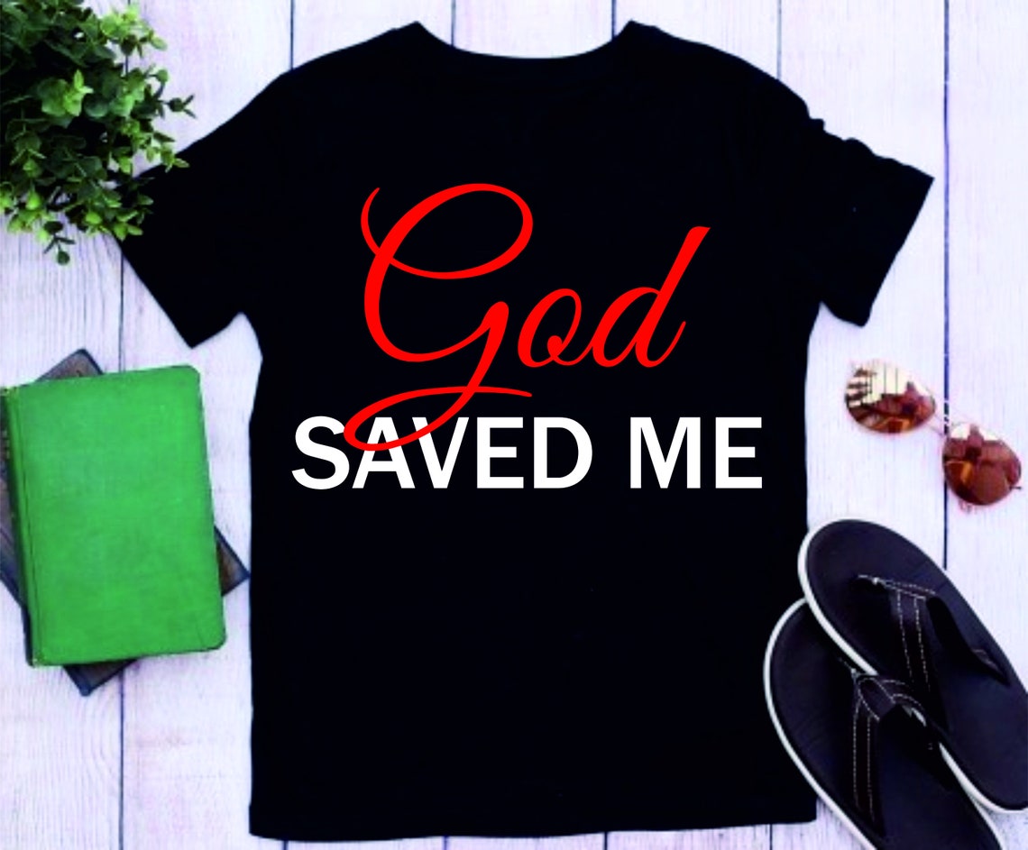 GOD Saved Me Faith Svg African American Religion | Etsy