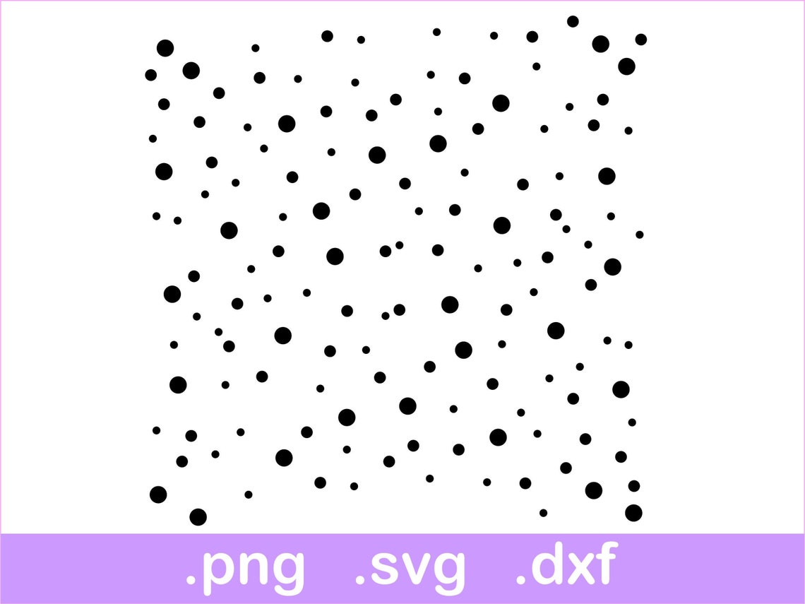 Dots Pattern Svg Dots Svg Polka Dot Pattern Svg Dxf Svg Cut Etsy
