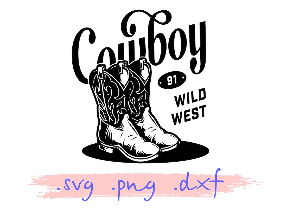 Cowboy Boots Svg Png, Ranch Svg, Western Svg, Cowboy SVG, Cowboy Boot ...