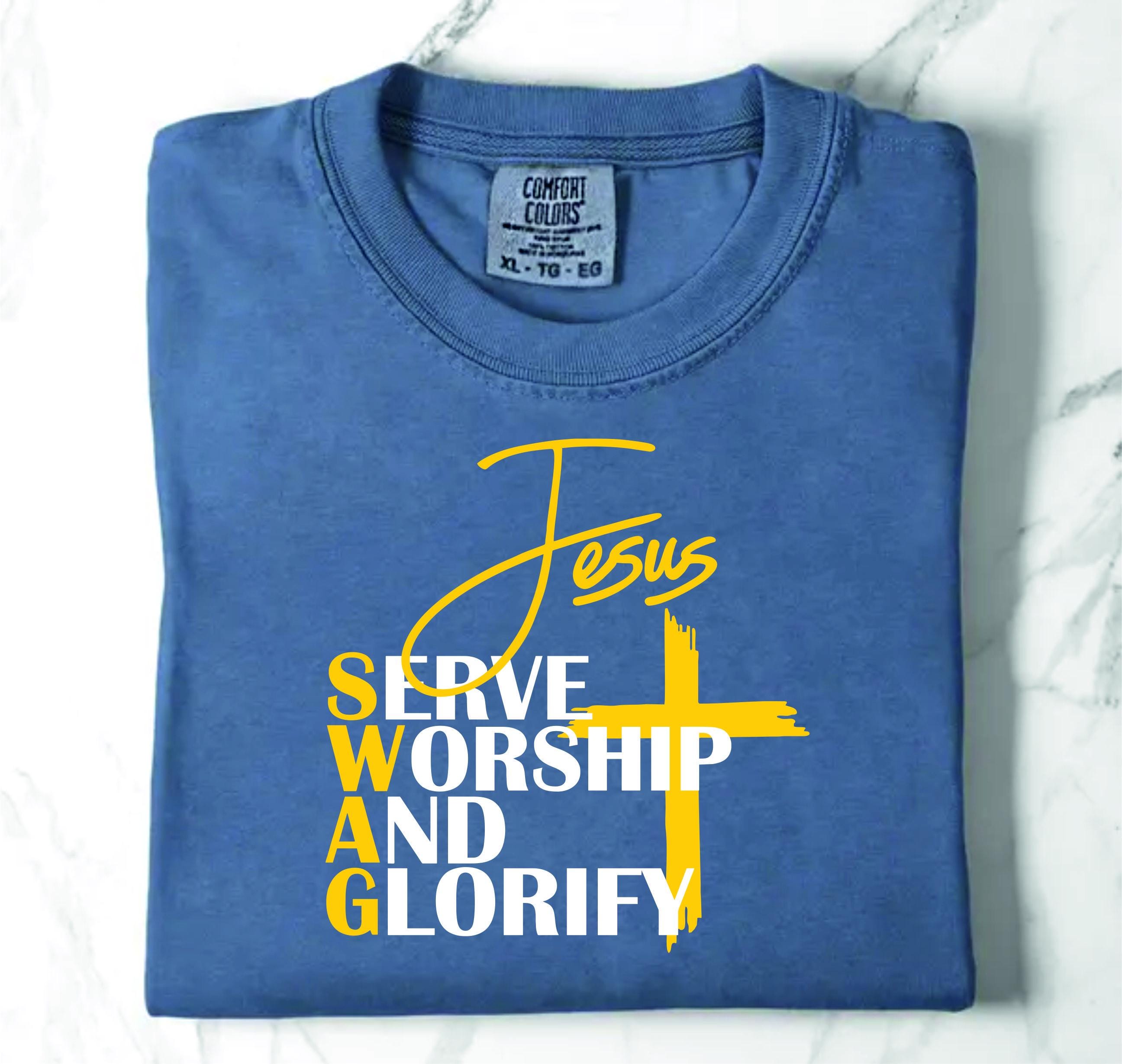 Jesus SWAG Svg Png, Serve Svg, Worship Svg, Glorify Svg, Christian Svg ...