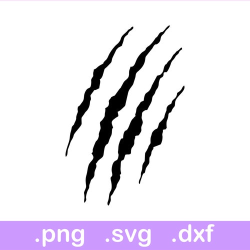 Claw Mark. Svg Png Eps Dxf Cut Files. - Etsy