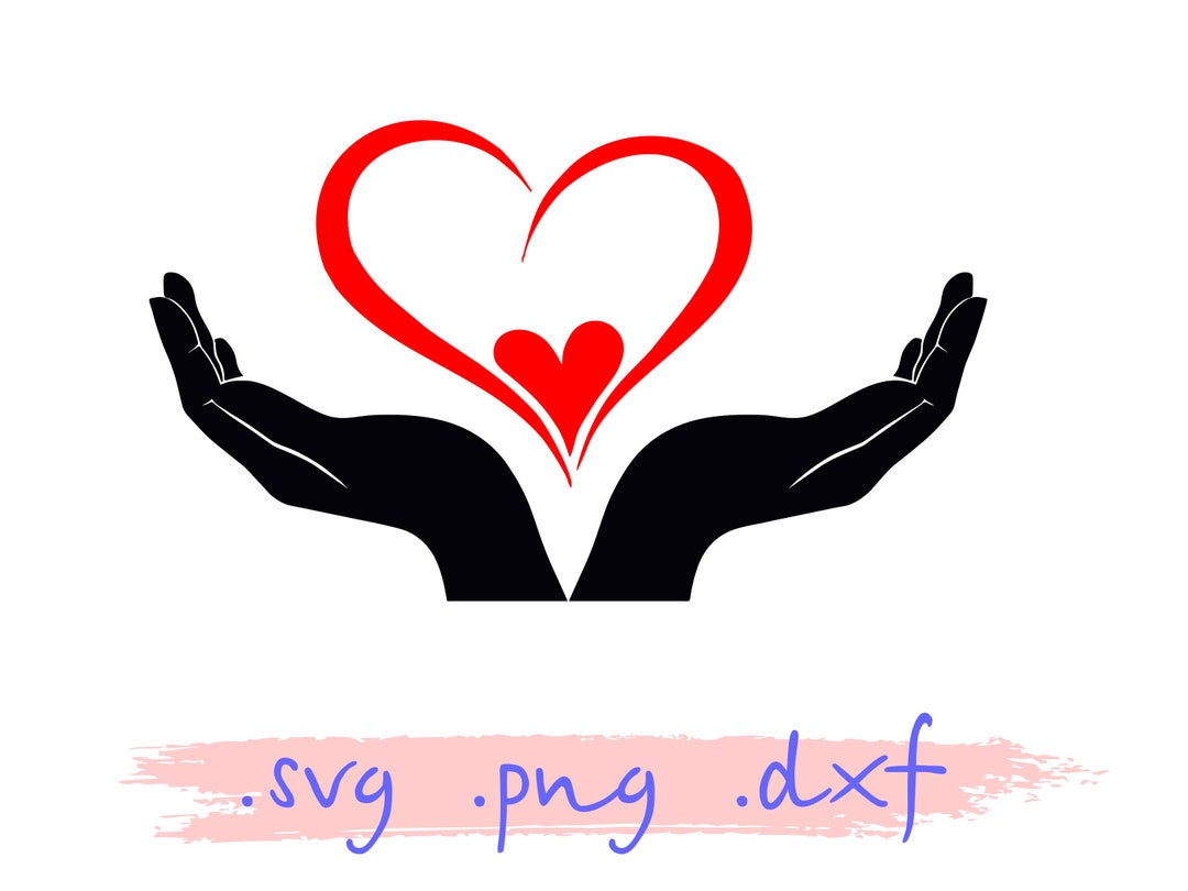 Hearts Svg, Hands Svg, Love Hands Svg, Valentine Gift Svg, Female Hands ...