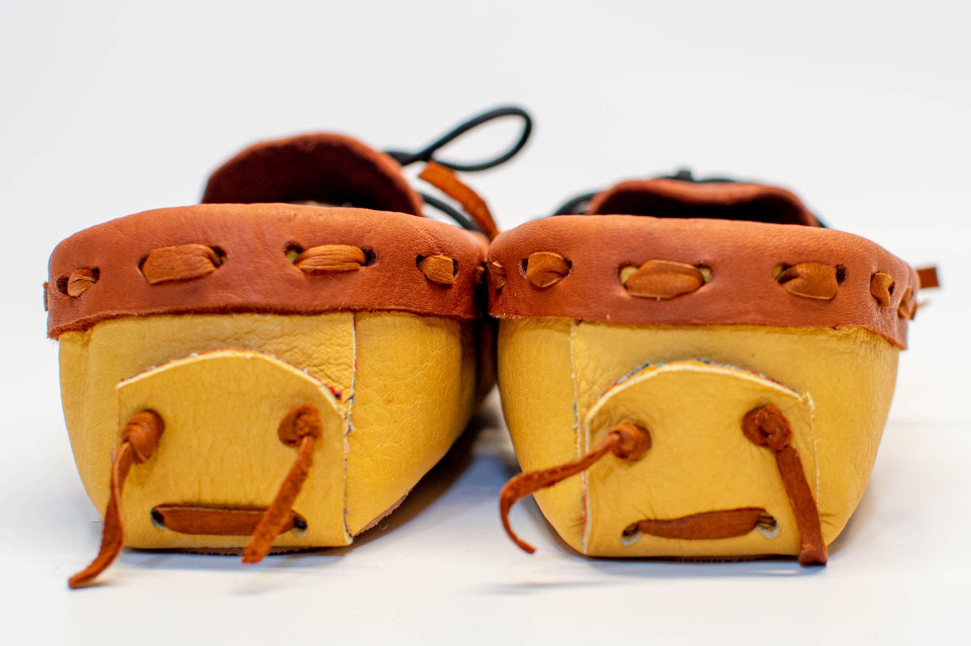 Leather Slippers Flannel Lined Elk and Buckskin Leather - Etsy Australia