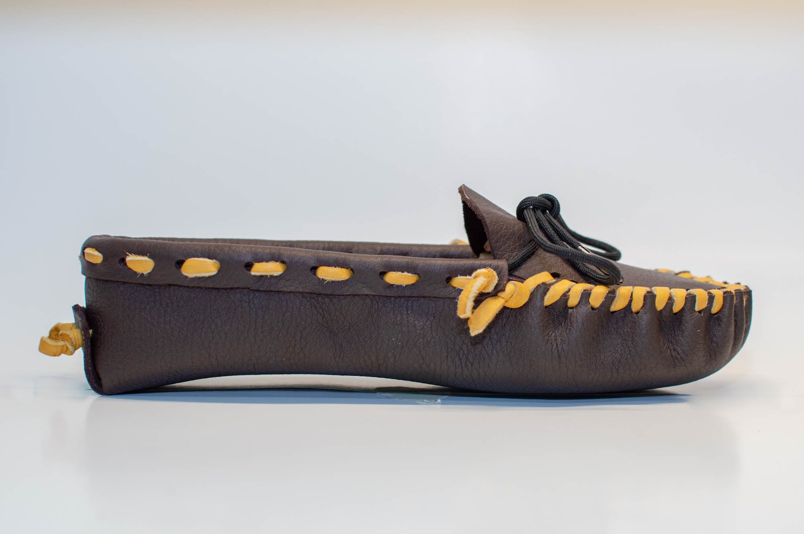 Handmade Leather Moose Moccasins - Great Hiking Shoes or Bridal ...