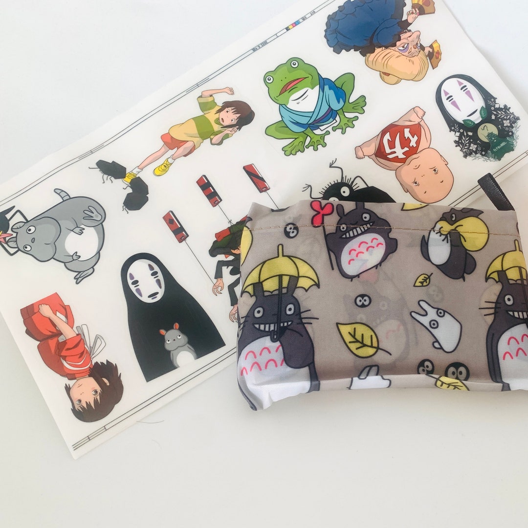 Spirited Away Chihiro No Face Soot Stickers Set Laptop Luggage Water ...